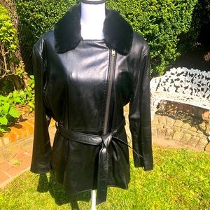 Albert Duke. | Jackets & Coats | Black Leather Coat | Poshmark
